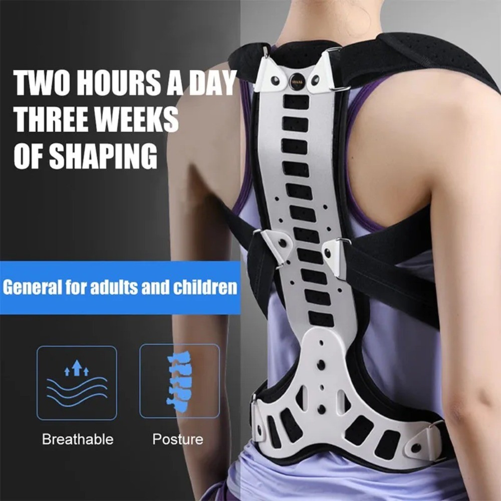 Adjustable Posture Corrector Back Supportfor Hunched Back Kyphosis and ...