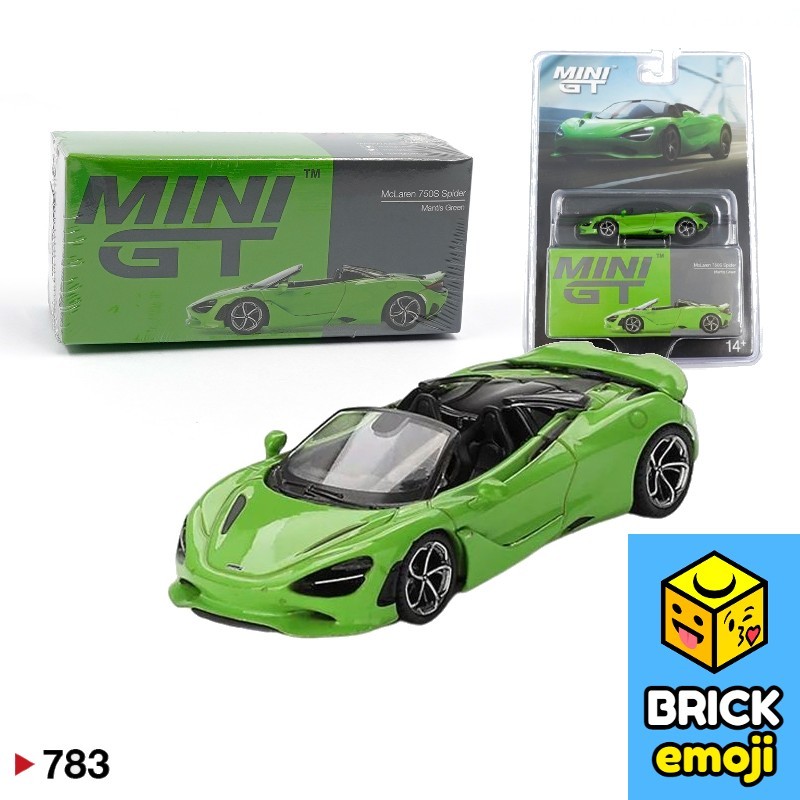 Mini GT 783 McLaren 750S Spider Mantis Green 1/64 (Box/Blister ...
