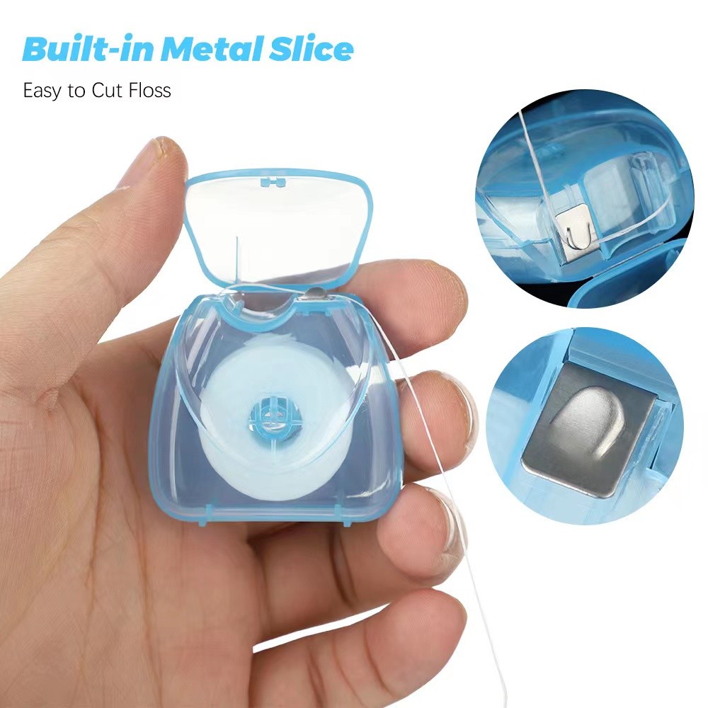 【in stock】Triangular household dental floss thin high tension flat line ...