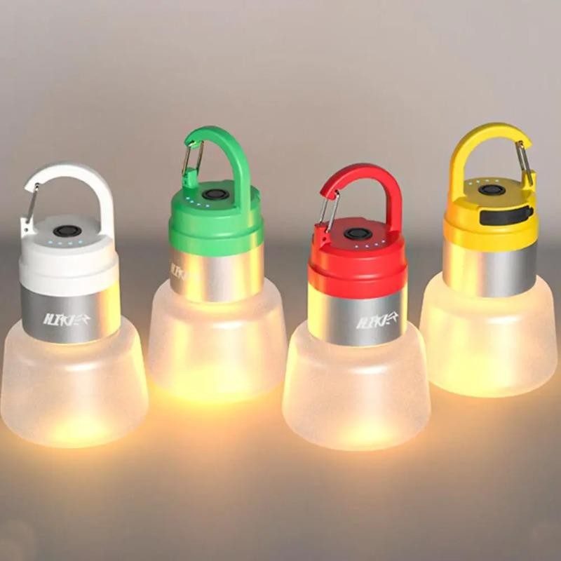Portable Camping Light Water Bottle Lamp Outdoor Night Work Lights Tent ...
