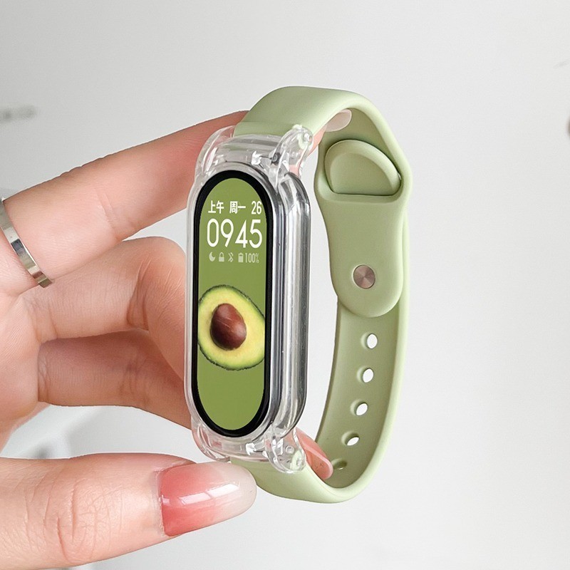 Soft Silicone Strap for Xiaomi Mi Band 9 8 7 NFC Watch Band for Mi Band ...