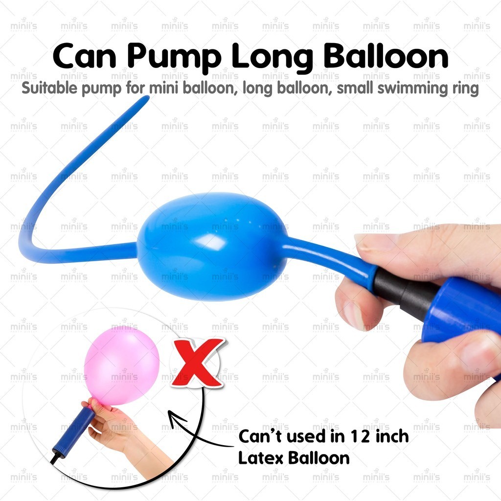 MINIIS PARTY Balloon Pump Balloon Hand Pump Balloon Small Hand Pump ...