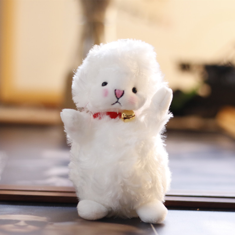 Adorable Mini Sheep Plush Toy Soft Bell Animal Stuffed Lamb | Shopee ...