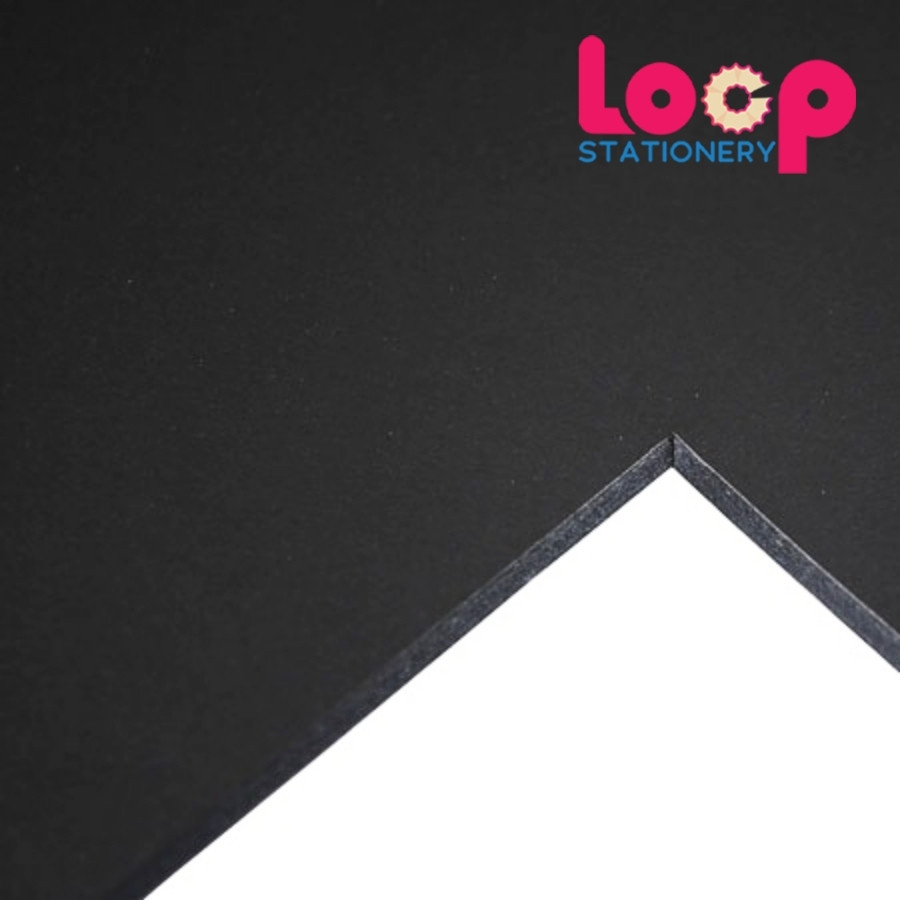 Double Sided Mounting Board Black Or White Size A2+ 20"x30" | Shopee ...