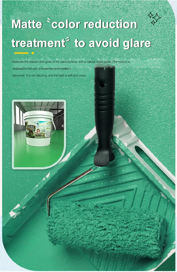 Hot Sale Dustproof Anti Static Gold Silk Waterproof Epoxy Floor Paint