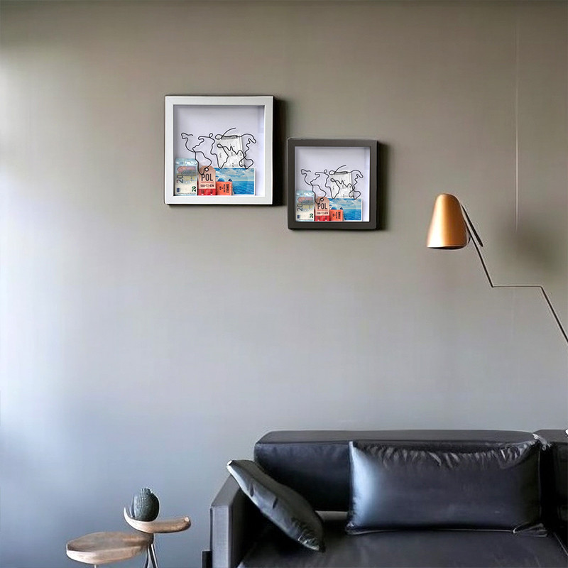 Retro Simple Modern Photo Frame Ins Wood Pattern Certificate Frames ...