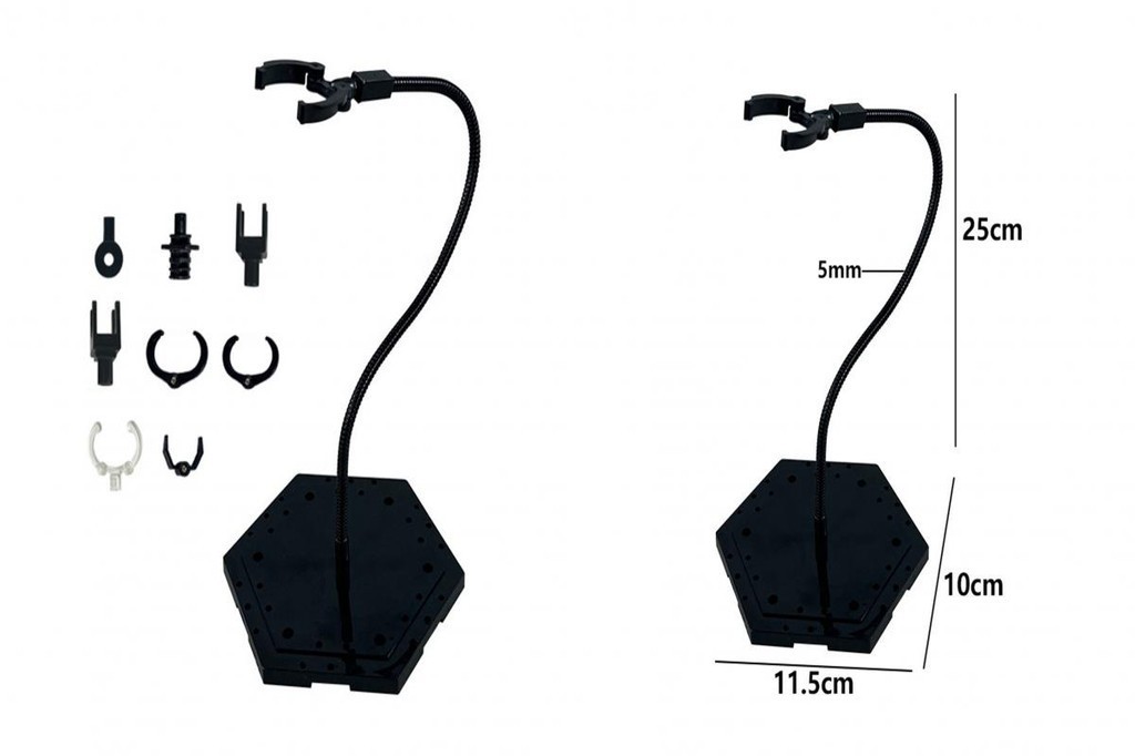 [TY] Plastic Figure Holder Action Figure Stand Adjustable Anime Figure ...