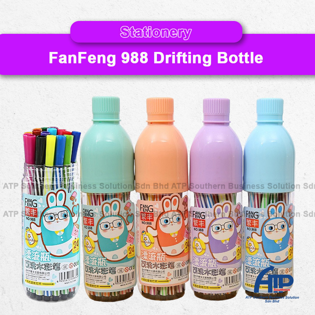 Fan Feng Touch Colors Graphic Art Cartoon Desi Marker Pen Set Color ...