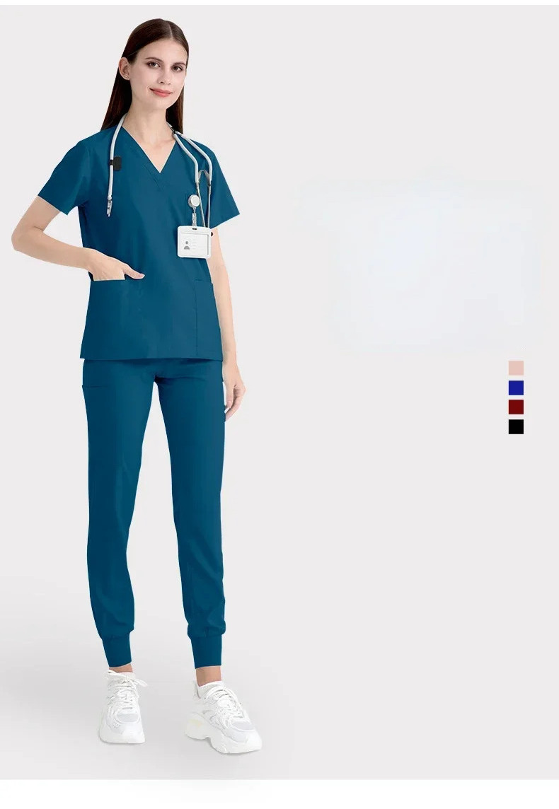 New Operating Room Short Sleeve Hand Washing Suit Women's Jacket Work ...