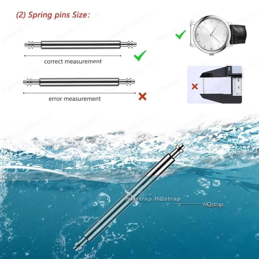 20pcs Spring Bars Strap Link Pins 1.5mm/1.8mm Fits 18mm 20mm 22mm Watch ...