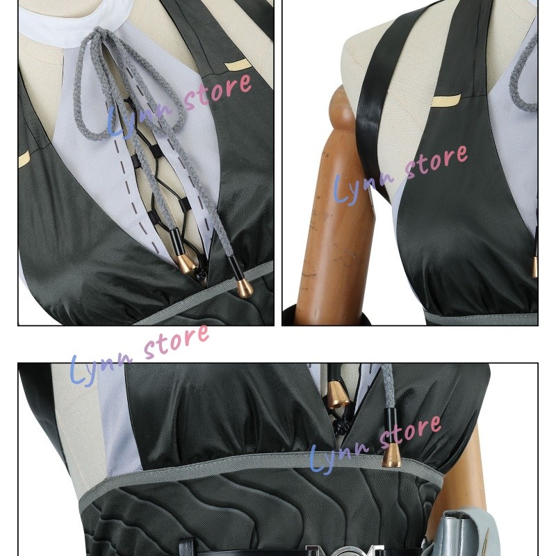 WUTHERING WAVES Female ROVER Cosplay Costumes Wig Set ROVER Uniform ...