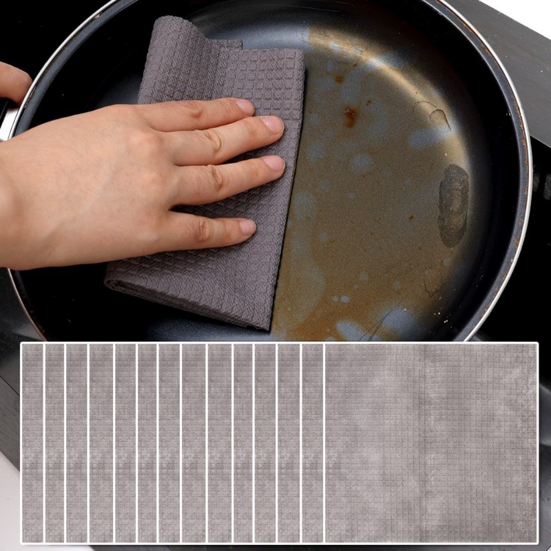 Mesh Steel Wire Magic Cleaning Cloth Metal Rag Stain Washing Towel ...