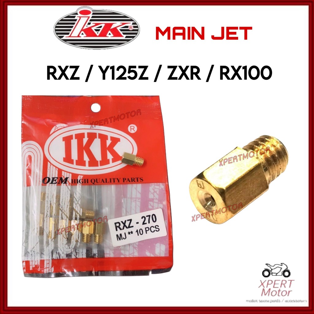 RXZ Y125Z ZXR RX100 MAIN JET 70-400 Brand IKK | Shopee Malaysia