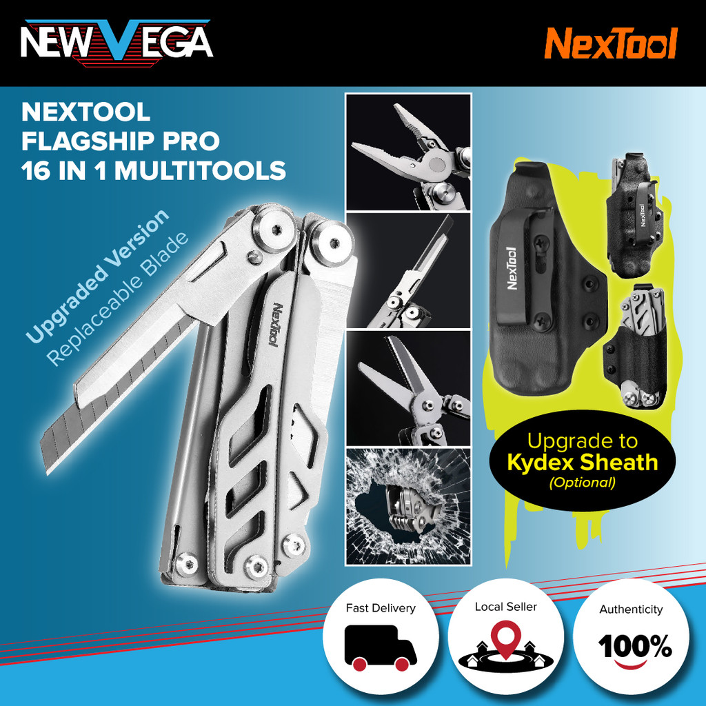 Nextool Flagship Pro Upgraded Version (Replaceable Blade) EDC Multi ...