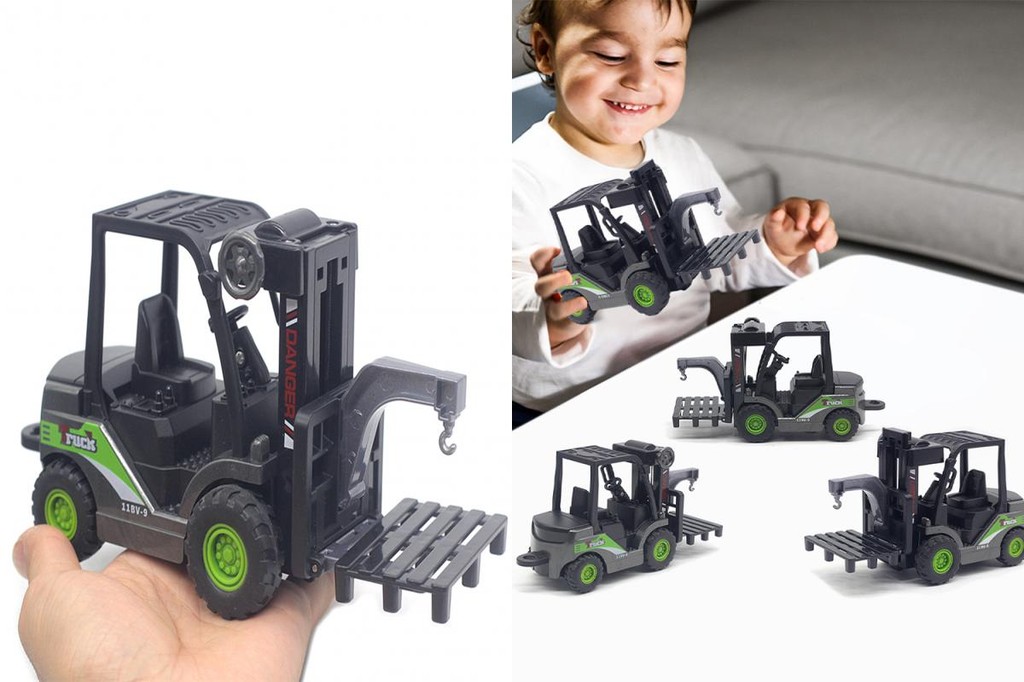 [VM] Drive Forklift Toy Toddlers Forklift Truck Alloy Forklift Truck ...
