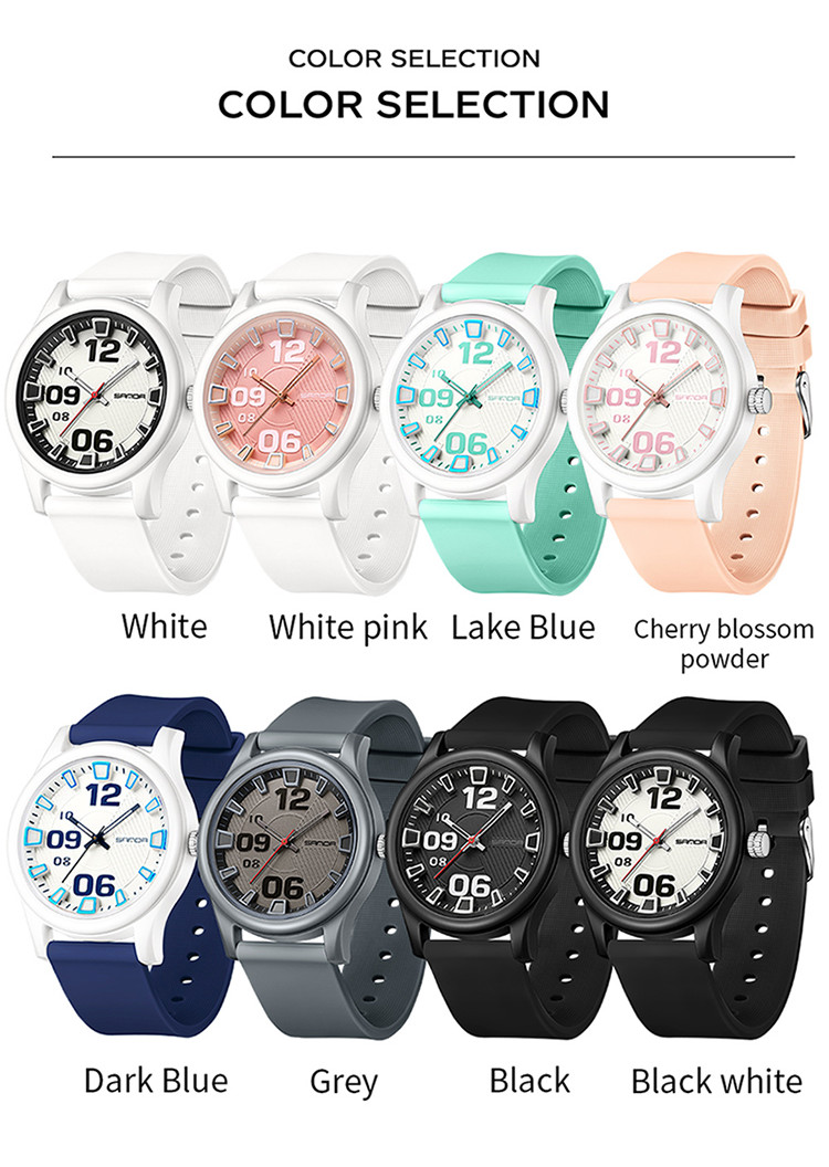SANDA New Fashionable and Minimalist Student Watch Simple Trendy and ...