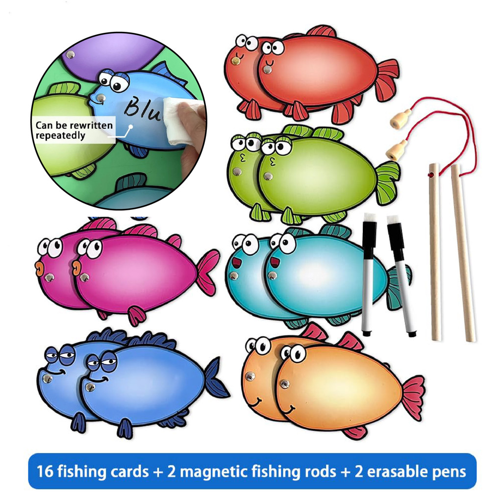 Fishing Game Rewrite Fun Spelling Learning Magnetic Fishing Rod Flash ...