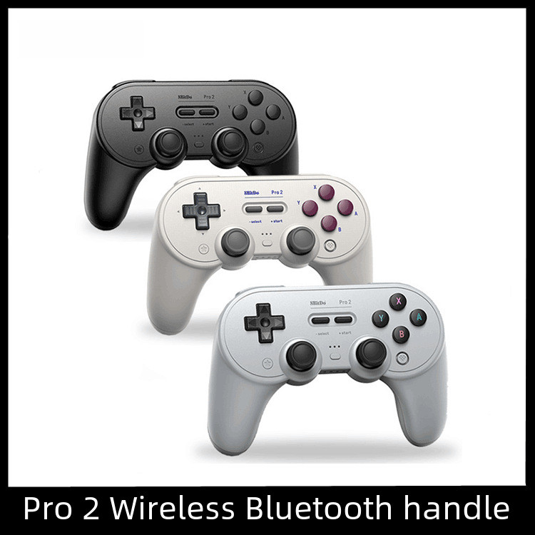8bitdo 8bitdo Pro 2 Wireless Bluetooth Grip Handle Hall Rocker PC ...