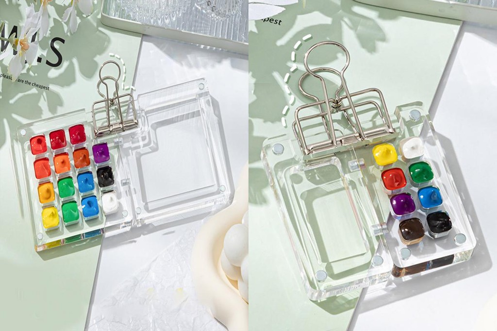 GRA Mini Watercolor Paint Box Compact Artist Travel Set Portable ...