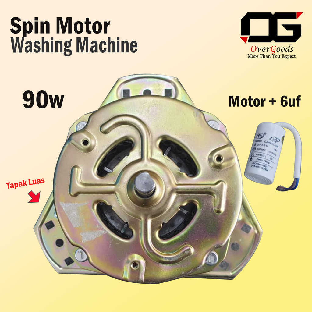 Universal 90W Tapak Luas Spin Motor Semi Auto( use 6uf Capasitor ...