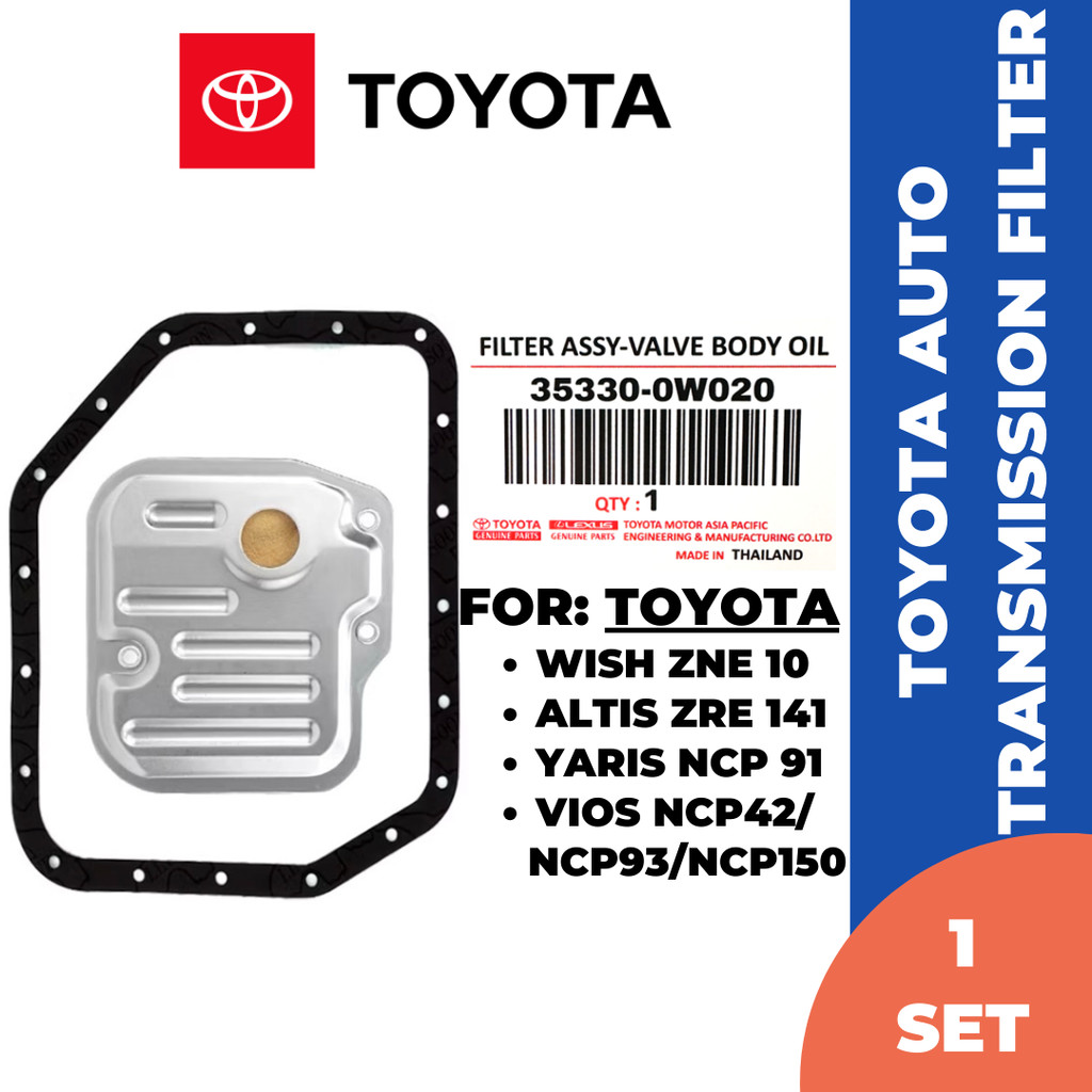 TOYOTA Auto Transmission Filter with Gasket For Vios/ Wish/ Altis ...