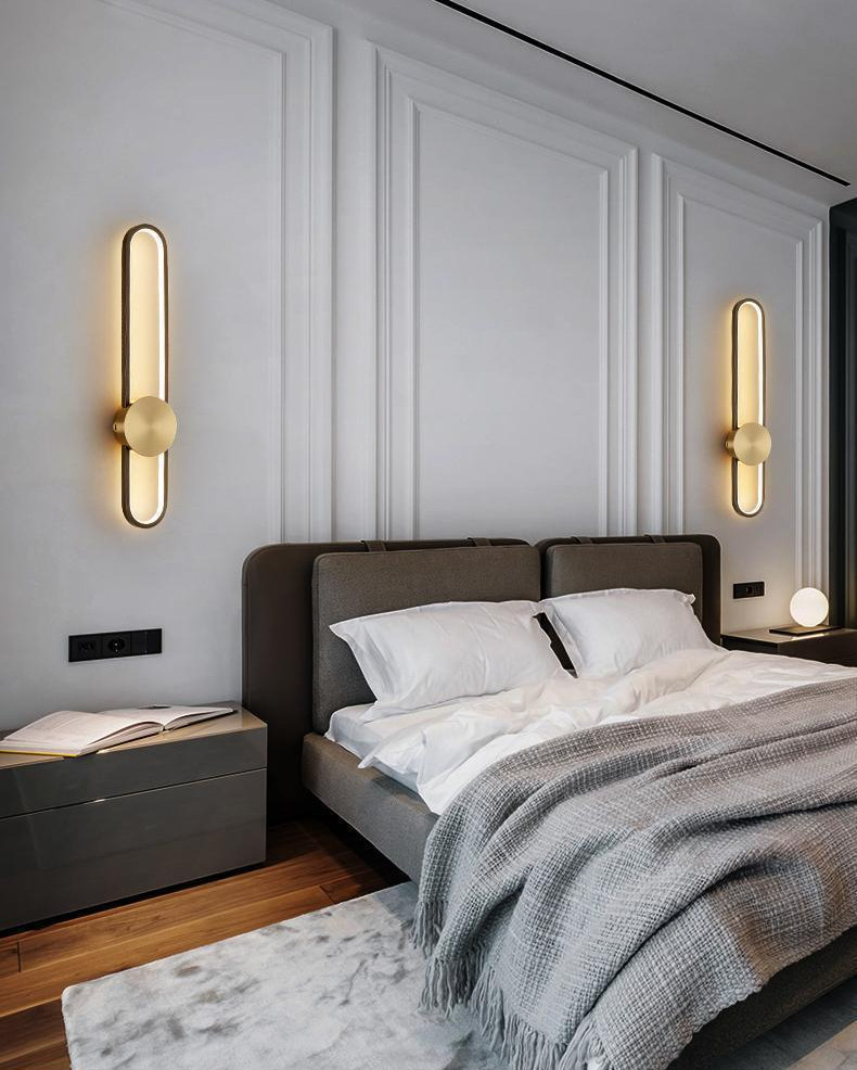 Modern Simple LED Wall Lamp Nordic Light Luxury Style Creative Long ...