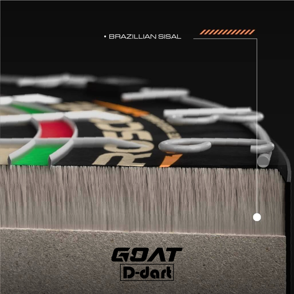 GOAT STEEL TIP DARTBOARD - (PROSCORE PWR) BLADE TOURNAMENT QUALITY ...