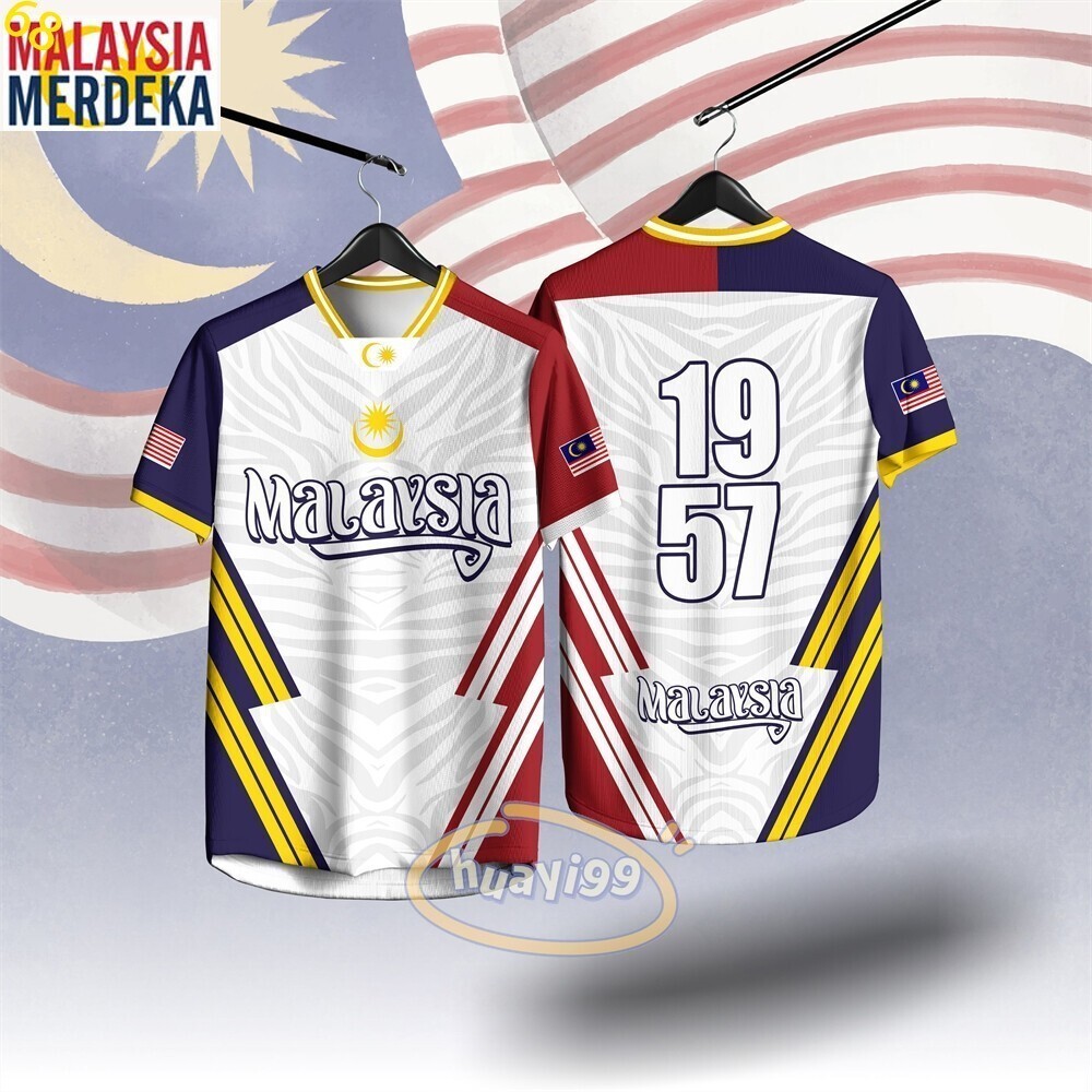 [Merdeka 68] 2025 Baju Merdeka Budak Lelaki Malaysia Merdeka 68 Jersey ...