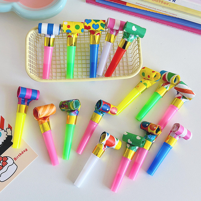 𝐌𝐀𝐆𝐈𝐊 𝐆𝐔𝐋𝐔𝐍𝐆 Birthday Party Blow Dragon Noise Makers Colorful Blowout ...