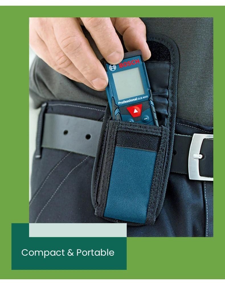 Bosch GLM 400 / 4000 Laser Distance Meter Ruler Infrared Laser Tape ...