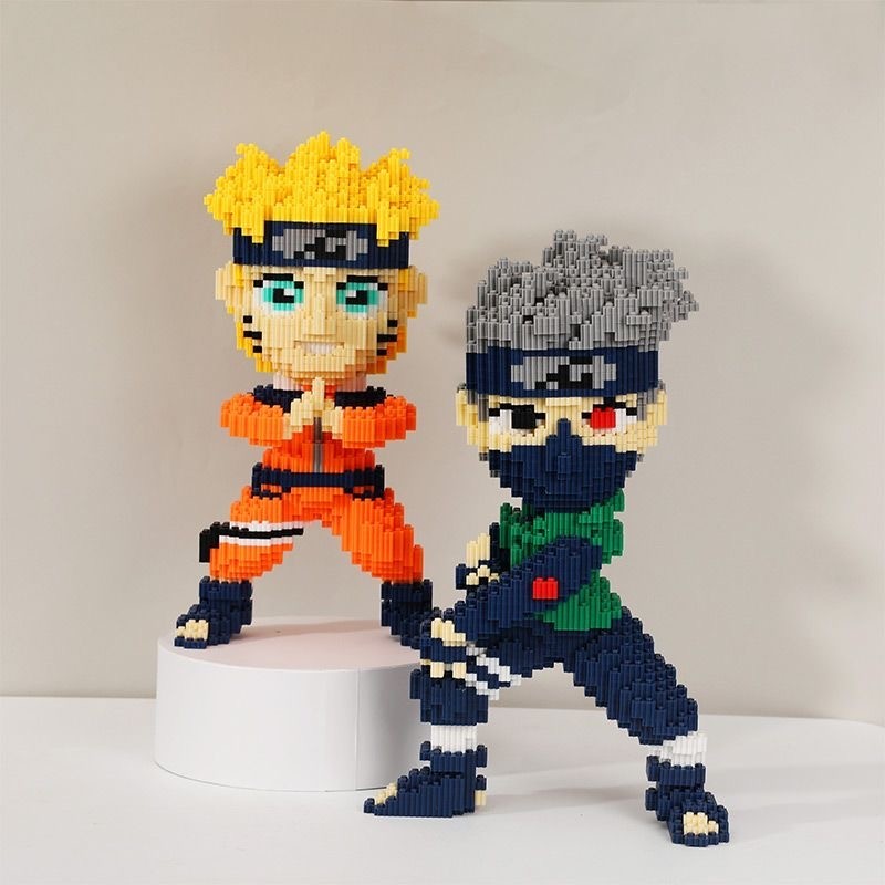[Connect Block] Naruto and Kakashi building block brick toys | Shopee ...