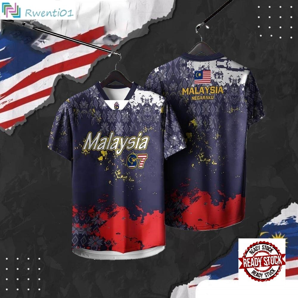baju merdeka Merdeka 2024 Sublimation Tshirt | Baju Merdeka Jersey Sublimation Unisex Collar Tee ...