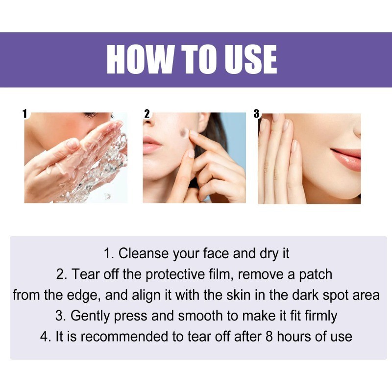 Face Spot Patches Freckle Removal Melanin Anti Pigmentation Lighten ...