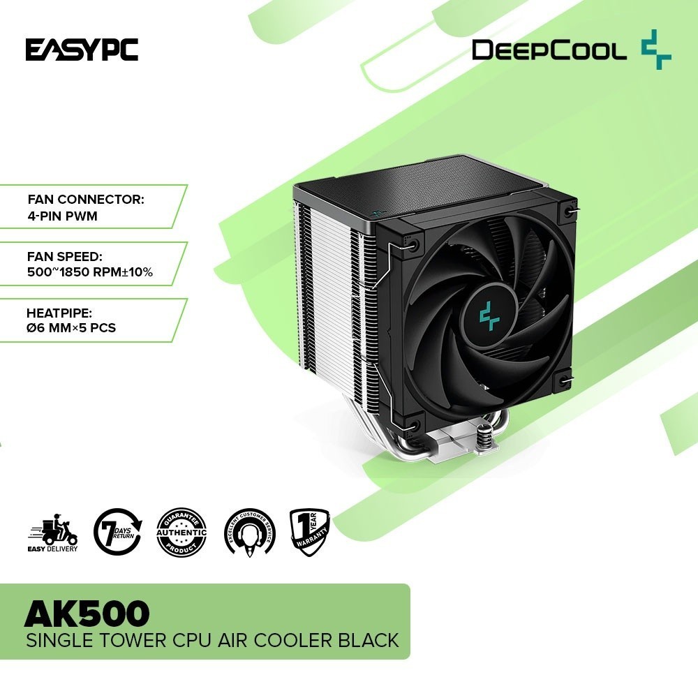 EasyPC | Deepcool AK500/AK500 Digital CPU Air Cooler| Single Tower ...