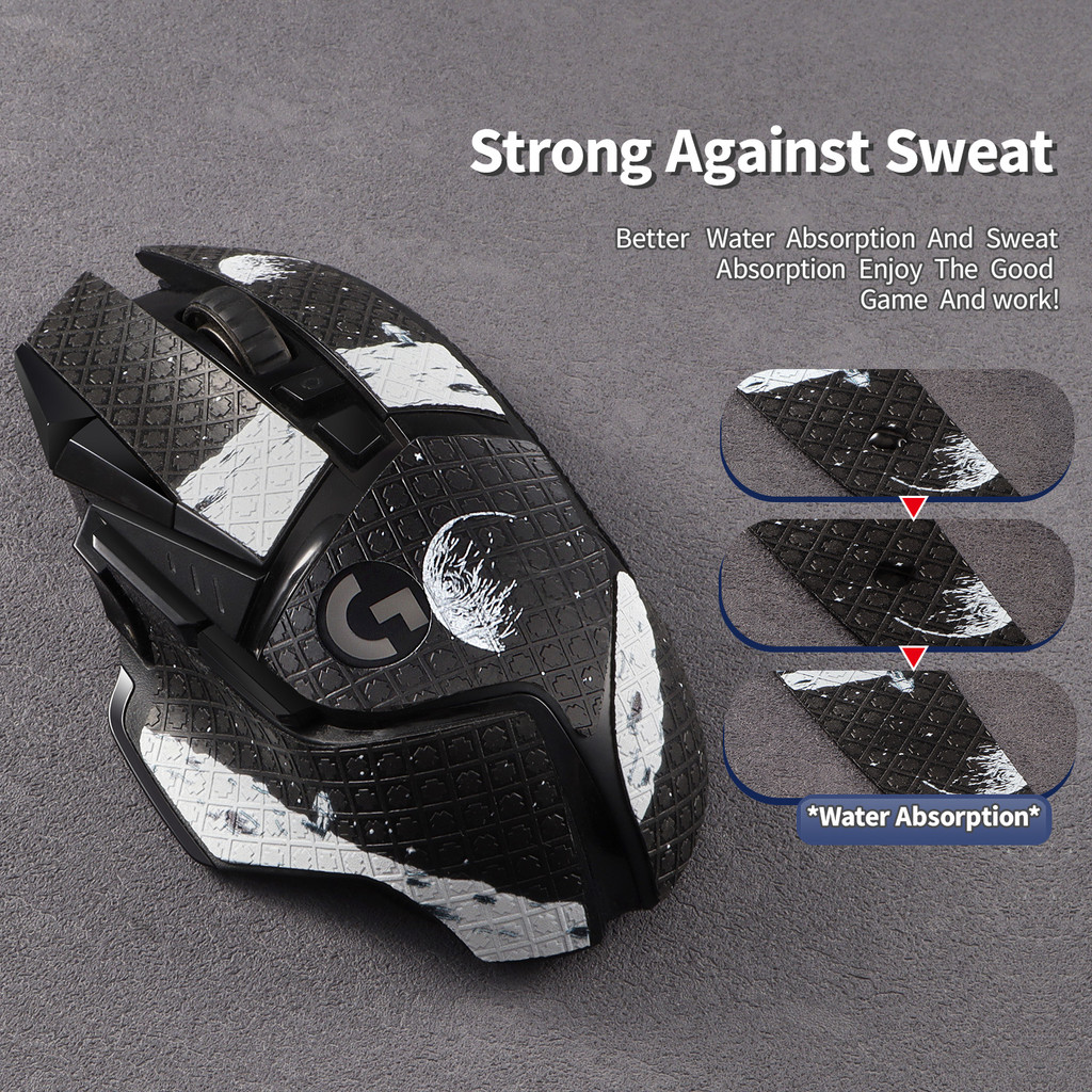 Mouse Grip Tape sticker for Logitech G502 Lightspeed / G502 HERO Mouse ...