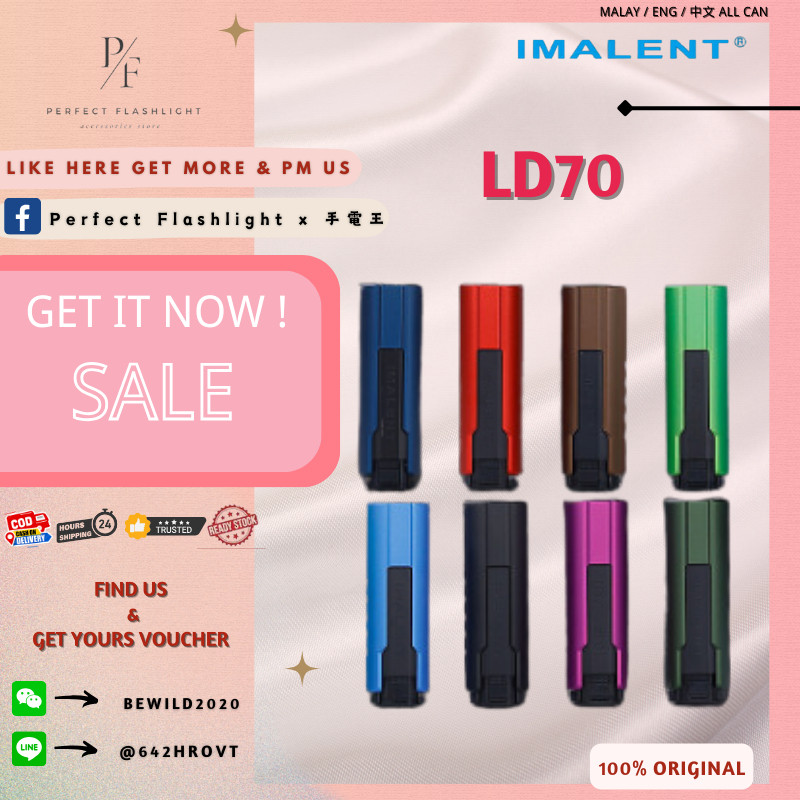 Perfect Flashlight IMALENT LD70 Brightest Mini Flashlight | Shopee Malaysia