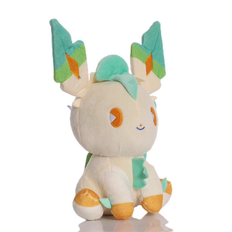 28cm Q Version Leafeon Plush Toy Doll Anime Pokemon Leafeon Plush Soft ...