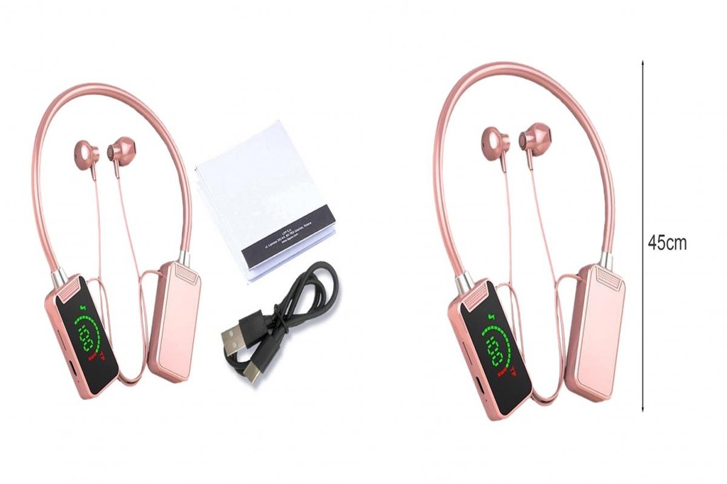 Fox Hanging Neck Headset Sound Card Headphone Waterproof Wireless ...