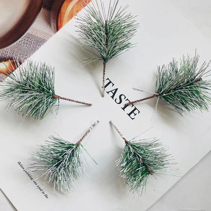 Christmas Pvc Simulation Pine Needles DIY Decor Border Branch ...
