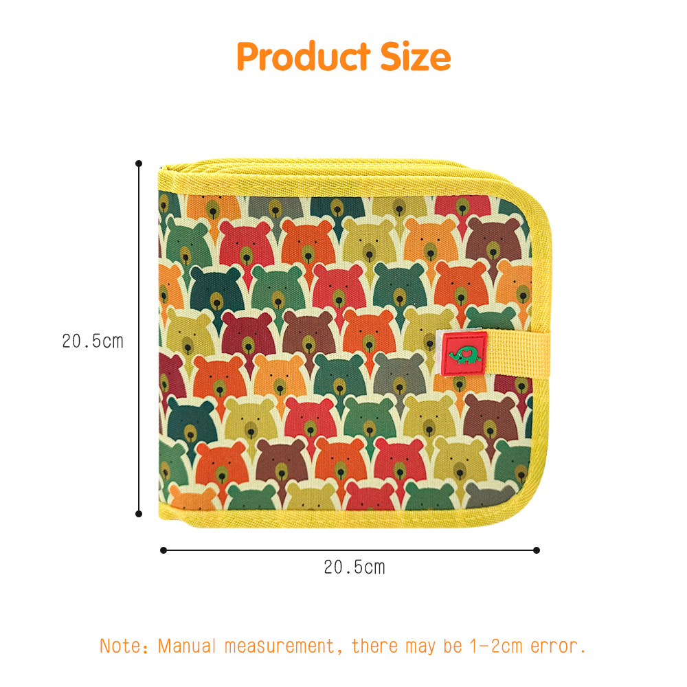 BEVAVAR 10Pages Kids Erasable Doodle Coloring Book Portable Reusable ...
