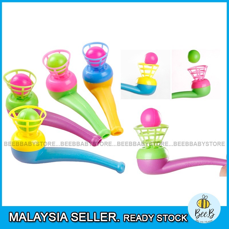 Kids Blow Pipe Blow Ball Floating Ball Toys Classic Toys Creativity ...