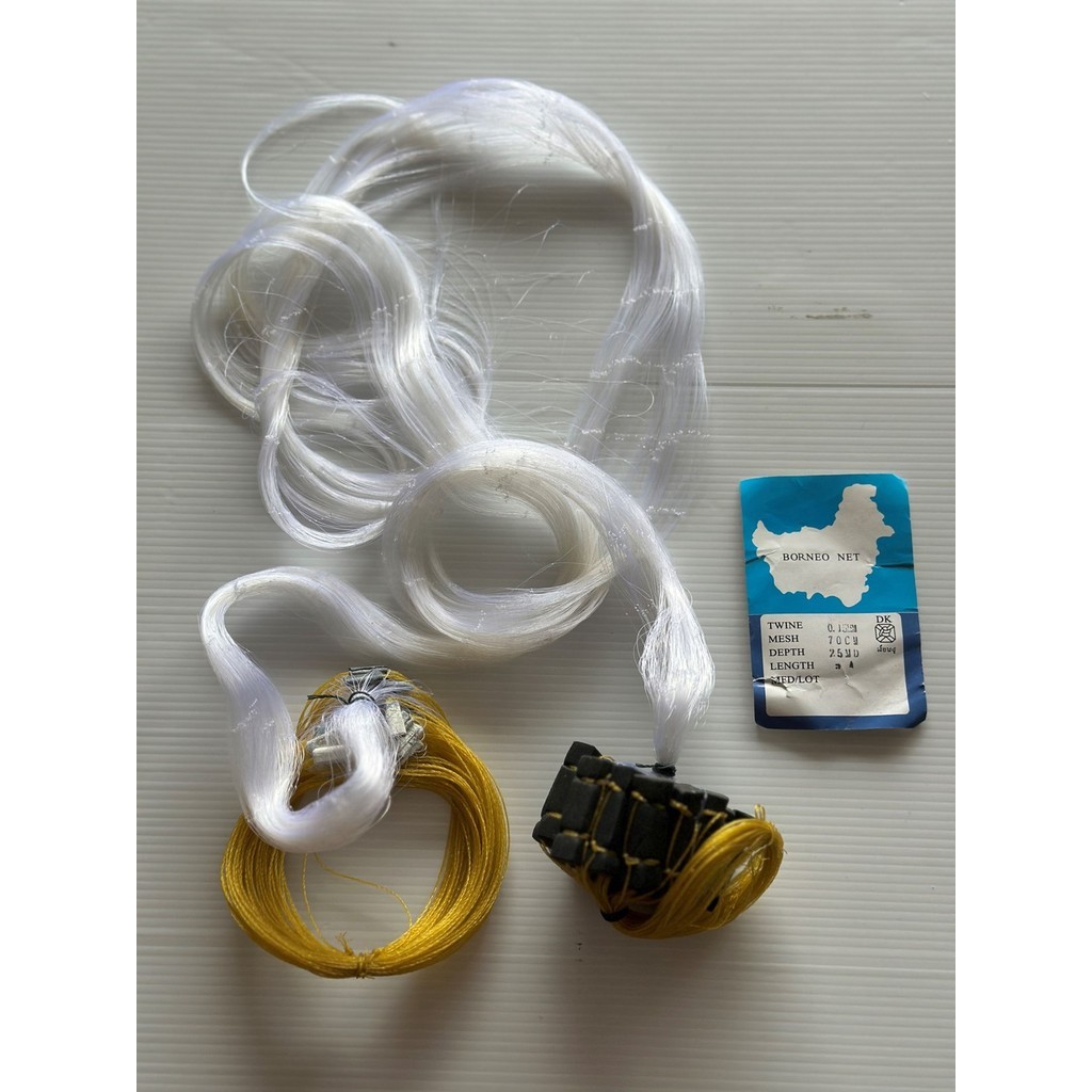 0.15mm 5A Jaring Pukat Ikan Tangsi Complete Net [Ready Stock] | Shopee ...