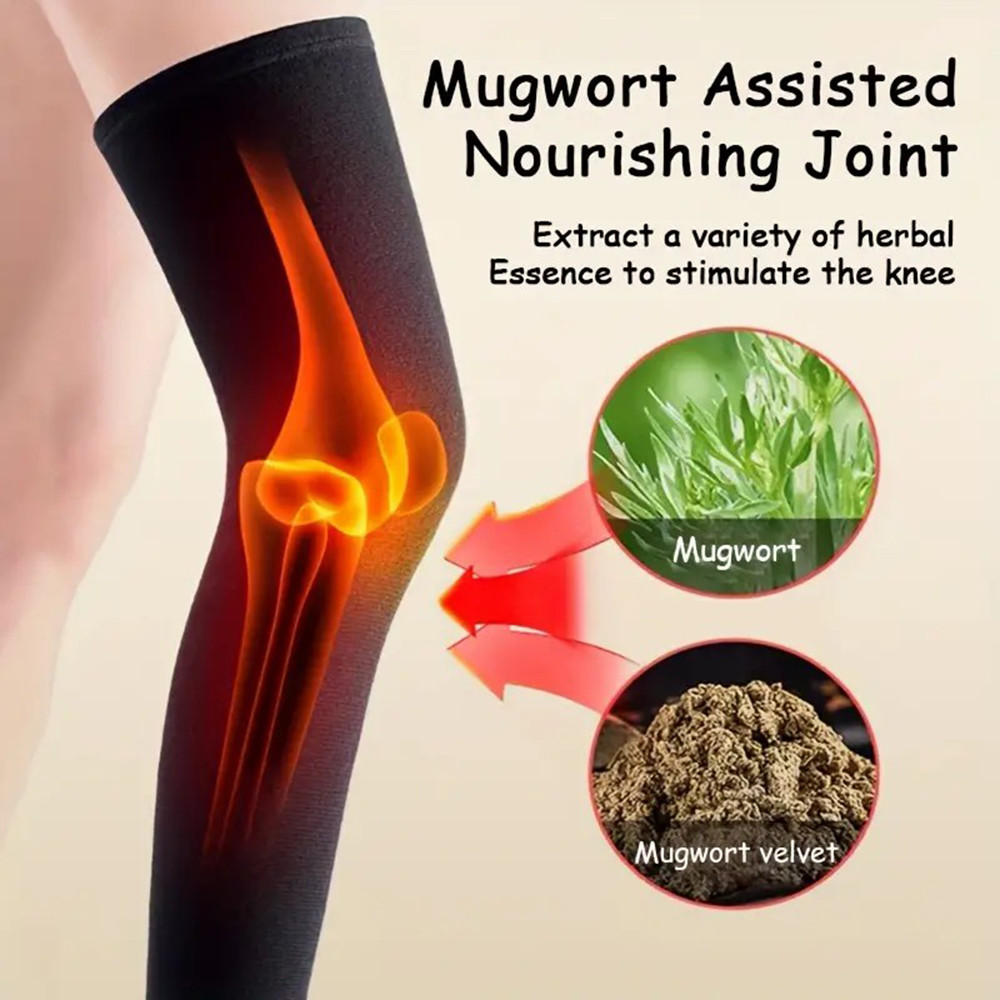 Enhanced Wormwood knee pads to keep warm old cold legs self-heating ...