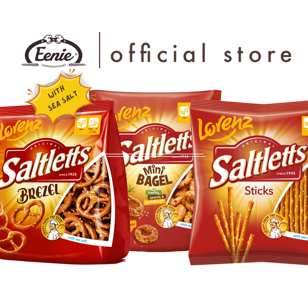 LORENZ SALTLETTS ORIGINAL BREZEL 150G | STICKS 150G | MINI BAGEL 100G ...