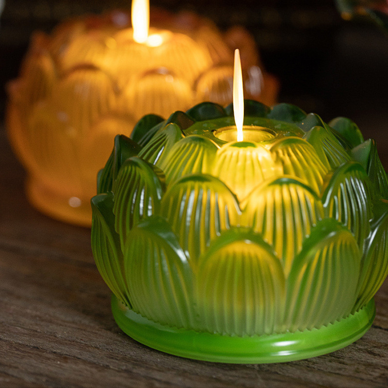 Deepavali LED Rechargeable Electronic Candles Light Diwali Lotus Lamps ...