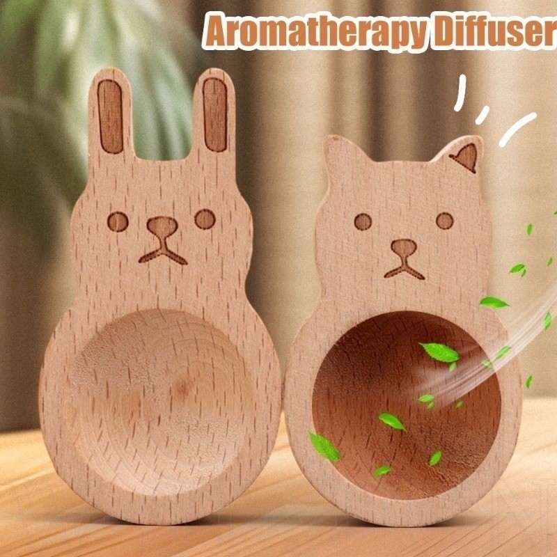 Wood Essential Oil Aromatherapy Diffuser - Fragrance Slowly Volatile Container - Multi-Purpose ...