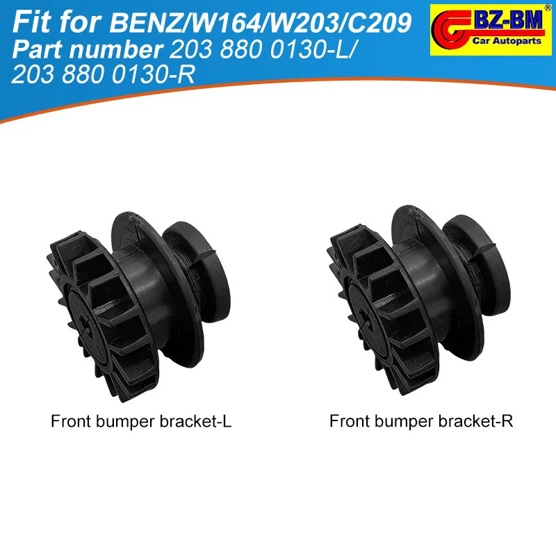 Car Front Bar Bracket For Mercedes BENZ W164 W203 C209 Front Bumper ...