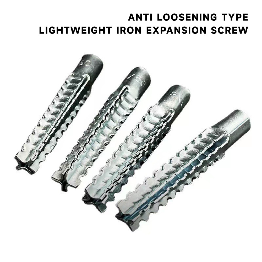 50 sets 6mm Steel Expansion Tube Pipe Self Tapping Screw Drilling Plug ...