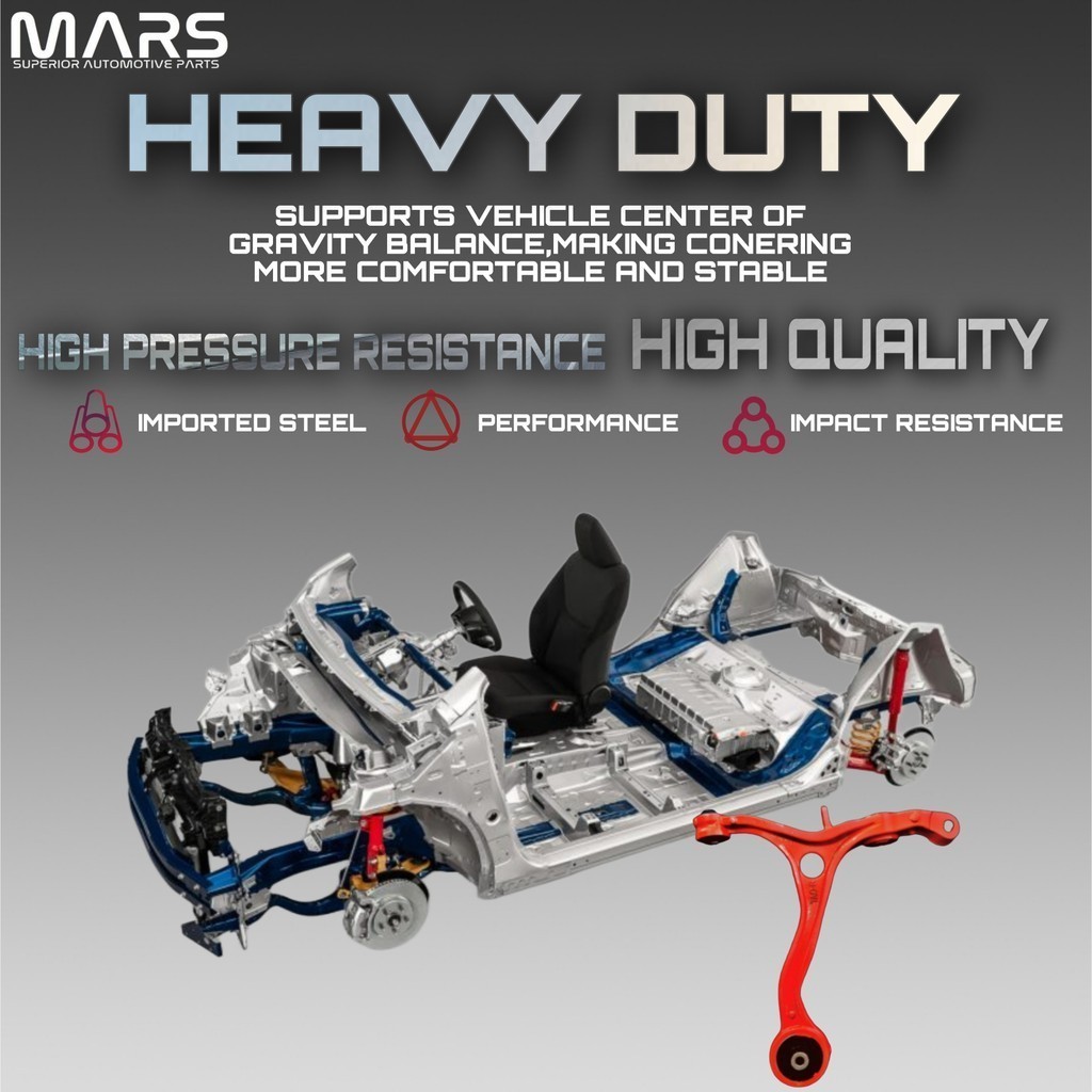 🔥MARS🔥 HEAVY DUTY FRONT ORANGE LOWER ARM FOR TOYOTA WISH ZGE20 ZGE25 ...