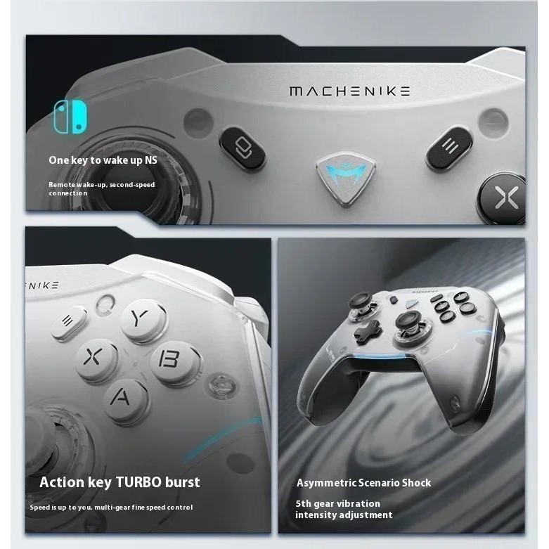 Machenike G5 Pro Max Gamepad Play Edition Tri-Mode Gamepad Hall Linear ...